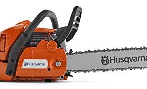 Husqvarna 445 Gas Chainsaw, 50-cc 2.8-HP, 2-Cycle X-Torq Engine, 18 Inch Chainsaw with Automatic Oiler, For Wood Cutting and Tree Trimming