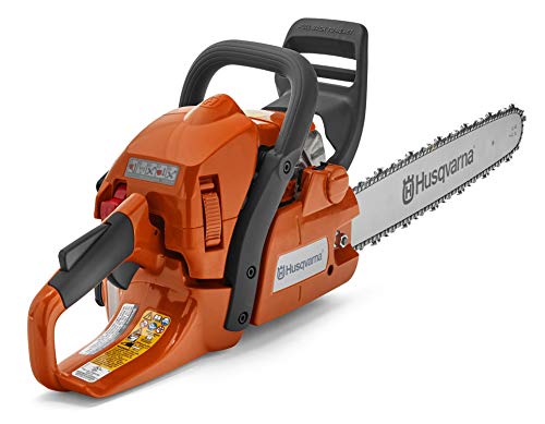 Husqvarna 445 Gas Chainsaw, 50-cc 2.8-HP, 2-Cycle X-Torq Engine, 18 Inch Chainsaw with Automatic Oiler, For Wood Cutting and Tree Trimming