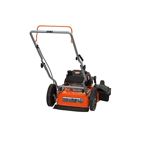 YARDMAX 21 in. 170cc 2-in-1 Gas Walk Behind Push Lawn Mower with High Rear Wheels