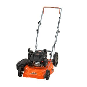 YARDMAX 21 in. 170cc 2-in-1 Gas Walk Behind Push Lawn Mower with High Rear Wheels