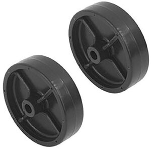 2 plastic deck wheels fits mtd fits cub cadet fits troybilt & fits toro mower models 41434 734-0796