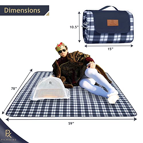 PK Waterproof Picnic Blanket | Extra Large Beach Blanket Waterproof Sandproof | Beach Mat Sand Free Waterproof Blanket For Outdoor Blanket Waterproof | Picnic Mat | Waterproof Beach Blanket Oversized