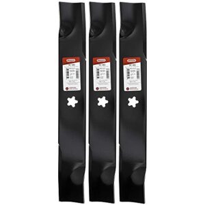 oregon 3 pack 95-085 mower blade for husqvarna 539112079 510417801 52″ ez mowers