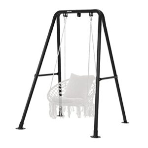 g taleco gear hammock chair stand,heavy-duty steel hammock stand,300lbs multi-use swing stand for outdoor indoor，hammock chair not include