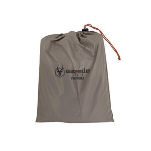 Gazelle Tents™, G6 6-Sided Gazebo Footprint, Waterproof Ground Tarp, 6 Tack Down Stakes, GA106