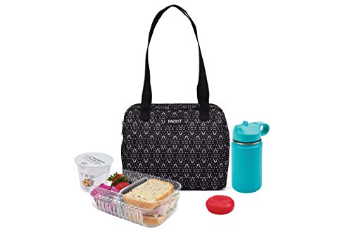 PackIt Freezable Hampton Lunch Bag, Desert Plains, Built with EcoFreeze Technology, Collapsible, Reusable, Zip Closure with Front Pocket and Shoulder Straps, Perfect for Tweens and Adults