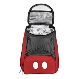 ONIVA - a Picnic Time brand - Disney Mickey Mouse PTX Backpack Cooler - Soft Cooler Backpack - Insulated Lunch Bag, (Red with Gray Accents) 11 x 7 x 13.5