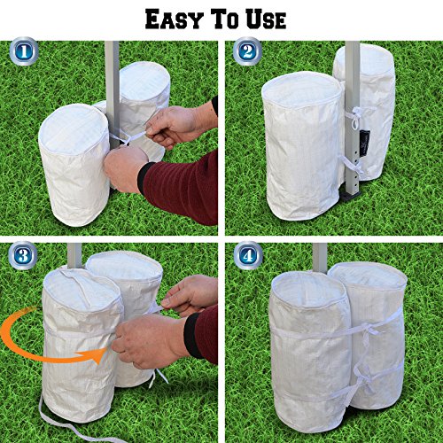 Benefitusa 4 Pcsoutdoor Canopy Tent Weight Sand Bag Anchor Kit