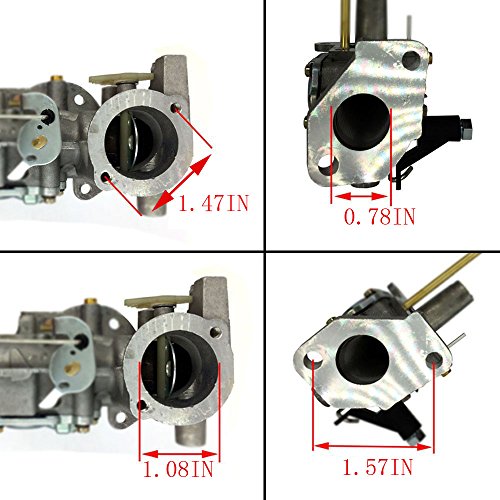 FanzKo 498298 5HP Carburetor for Briggs and Stratton Carburetor-498298 Briggs Carb Gasket Air Flter Set Kit Craftsman Lawn Mower Parts