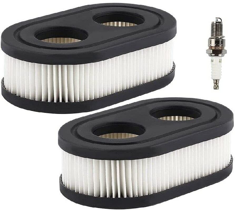 Air Filter for Toro Recycler 22 inch 20332 20333 20334 20339 20340 (2Air Filter,1 Spark Plug)