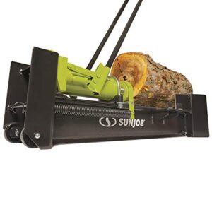 sun joe lj10m 10-ton hydraulic log splitter, green