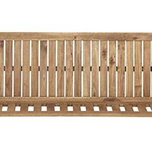 Linon Justice Catalan Bench, Teak