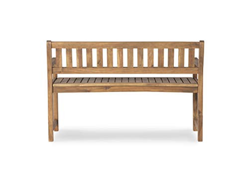 Linon Justice Catalan Bench, Teak