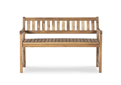 Linon Justice Catalan Bench, Teak