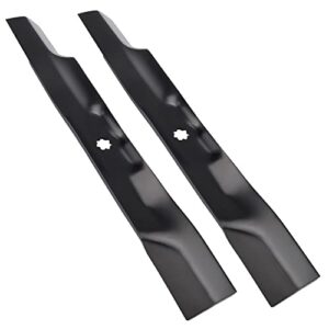 grasscool x300 42 ich mower deck blades for jd d105 d110 d125 d130 lt160 la135 42” deck lawn tractor replace am141034 am141032 m154062 am137327 m154061 2 pack