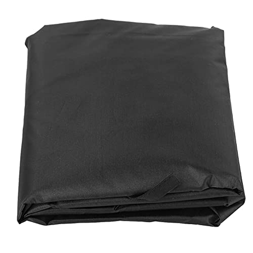 TOPINCN Swing Cushion Cover, 3 Seat Premium 190T Polyester Taffeta Swing Seat Cover Outdoor Waterproof Swing Chair Protective Cover for Patio Courtyard Garden 59.1 x 19.7 x 3.9in(Black)