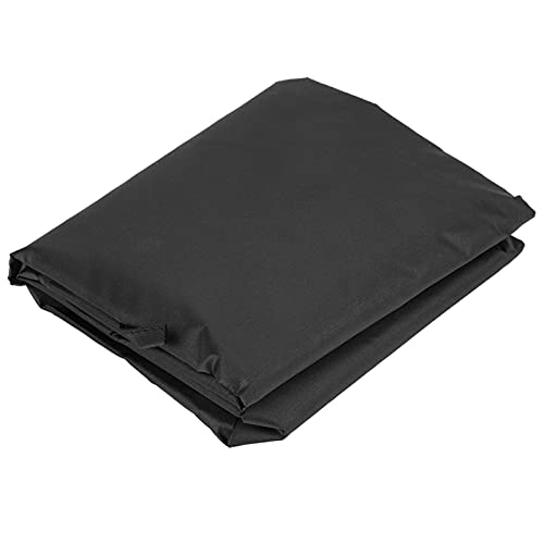 TOPINCN Swing Cushion Cover, 3 Seat Premium 190T Polyester Taffeta Swing Seat Cover Outdoor Waterproof Swing Chair Protective Cover for Patio Courtyard Garden 59.1 x 19.7 x 3.9in(Black)