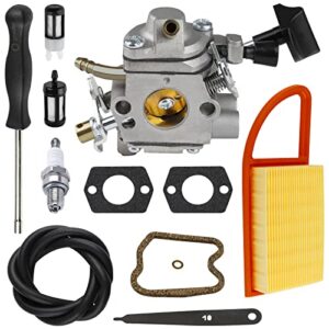 simperac br600 carburetor for stihl br550 br500 backpack blower replace for 4282-120-0607 carburetor with clearance setting kit