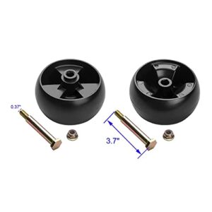 Replacement 734-04155 Deck Wheels Fit for Cad Mower - Deck Gauge Wheels Compatible with Cad LTX1050 LTX1040 XT1 Enduro Riding Mower, Craftsman LT2000 LT2500 42" 46" 50" 54" Deck Lawn Mower, 2 Pack