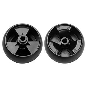 Replacement 734-04155 Deck Wheels Fit for Cad Mower - Deck Gauge Wheels Compatible with Cad LTX1050 LTX1040 XT1 Enduro Riding Mower, Craftsman LT2000 LT2500 42" 46" 50" 54" Deck Lawn Mower, 2 Pack