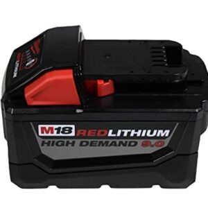 Milwaukee 2724-21HD M18 120 MPH 450 CFM 18V Brushless Cordless Handheld Blower Kit with 8.0 Ah Battery, Rapid Charger