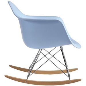 2xhome emrocker(blue) rocking chair