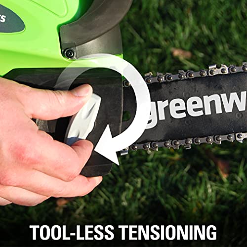 Greenworks 40V 12-Inch Cordless Chainsaw, Tool Only