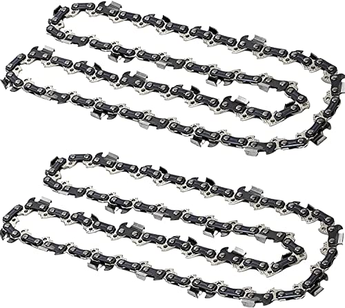 Abroman 2 Pack 8 inch Chainsaw Chain 3/8" LP Pitch - .043" Gauge - 34 Drive Links Replacement Chain for Black & Decker LPP120, LPP120B Poulan Remington Ryobi RY43160 WORX WG310 Pole Saw