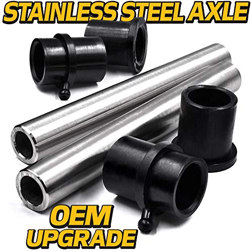 HD Switch -2 Kits- OEM Upgrade Stainless Steel Front Wheel Bushing Bearing & Spanners Fits Cub Cadet RZT50 RZT54 (13x5-6 Wheels Only), RZT-S & RZT-SX Series: 42 46 50 54, RZT-L & RZT-LX: 46 50 54