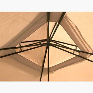 Garden Winds Replacement Canopy for The Cottleville Gazebo - Riplock 350 - Beige