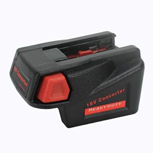 adapter converter work with milwaukee m18 18v li-ion battery for milwaukee v18 48-11-1830 battery;48-11-2200 48-11-2230 18v ni-cd tool battery battery