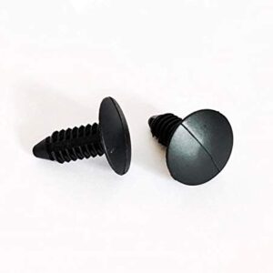 250 pcs Large Multi-Gauge Rivet 1/4" Hole Patio Strapping Fasteners Webbing Lawn Chair Lounge (Black)