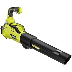 ryobi 40-volt bare tool lithium-ion brushless cordless variable-speed 125 mph 550 cfm jet fan leaf blower gen4 (tool-only)