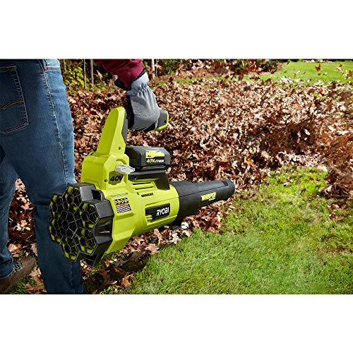 RYOBI 40-Volt Bare Tool Lithium-Ion Brushless Cordless Variable-Speed 125 MPH 550 CFM Jet Fan Leaf Blower GEN4 (Tool-Only)