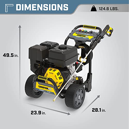 Champion Power Equipment 4200-PSI 4.0-GPM Commercial Duty Low Profile Gas Pressure Washer