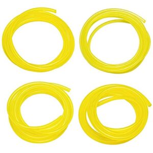 huztl 20 feet petrol fuel line hose tube with 4 sizes (5 feet each) for common 2 cycle small engine weedeater chainsaw