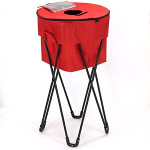 Household Essentials 2170-1 Standing Ice Cooler, Red