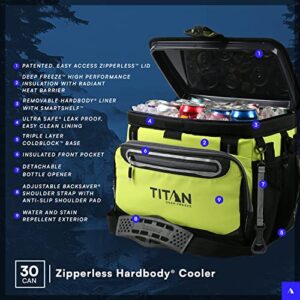 Arctic Zone Titan Deep Freeze 30 Can Zipperless HardBody Cooler, Citrus