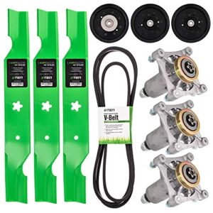 8ten deck rebuild kit for husqvarna 54 inch rz5422 rz5424 rz5426 rz54i z254 z254i blade spindle belt idler