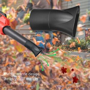 Leaf Blower Flat Nozzle and Flare Nozzle Tip Compatible with Milwaukee Leaf Blower 2724-20 2724-21, touchless Quick Drying, Cleaning and Other uses., Easy to Install and Remove.(Black)