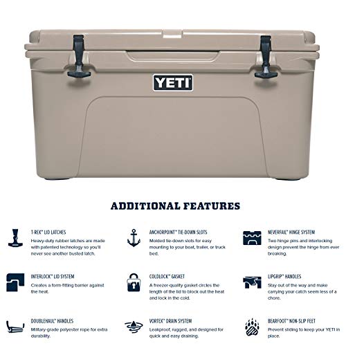 YETI Tundra 65 Cooler, Desert Tan