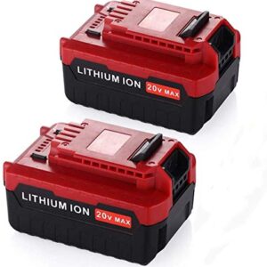 CELL9102 2Packs 20V Lithium Battery for Porter Cable 20V Tools, Replacement Porter Cable 20V MAX Battery Capacity Output 6.0Ah