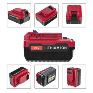 CELL9102 2Packs 20V Lithium Battery for Porter Cable 20V Tools, Replacement Porter Cable 20V MAX Battery Capacity Output 6.0Ah