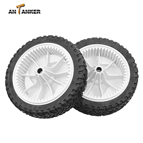 Antanker 105-1815 Front Drive Wheels Replacement for Toro 22'' Recyclers Mower 20001-20111 Stens 205-272 Wheel Gear Assembly Wheels Self-Propelled Walk-Behind Push Lawn Mower, 2 Pack, 8 Inch