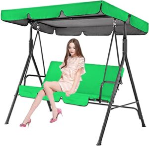 patio swing canopy waterproof top cover set,210d oxford cloth canopy cover universal garden swing seat canopy replacement for garden patio