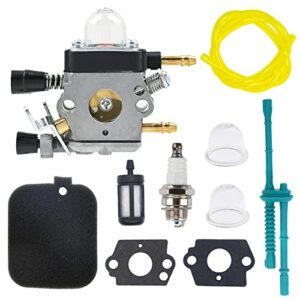 aylux bg55 carburetor with air filter tune up kit for stihl bg45 bg46 bg55 bg65 bg85 sh55 sh85 bg55c bg55z bg85c leaf blower parts replace 4229 120 0606 zama c1q-s68 c1q-s64