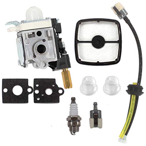 AISEN Carburetor for Husqvarna 125BT Back Pack Blower with TJ027D-BC55 Engine Carb Air Filter Fuel Line Tune-up Kit