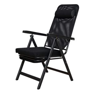 abaippj outdoor zero gravity chair padded reclining folding patio lounge chair adjustable recliner, 440lbs weight capacity