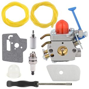 kuupo 128ld carburetor tool tube filter carb maintenance parts kit for husqvarna trimmer edger 28cc 124l 125l 125ldx 128c 128l 128ld 128r 128rj poulan replaces zama c1q-w40a w38