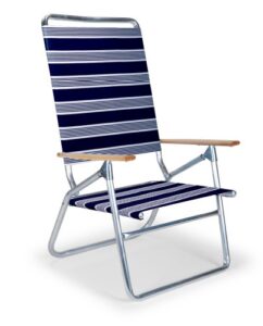 telescope casual 71153801 light and easy high boy folding beach arm chair, night